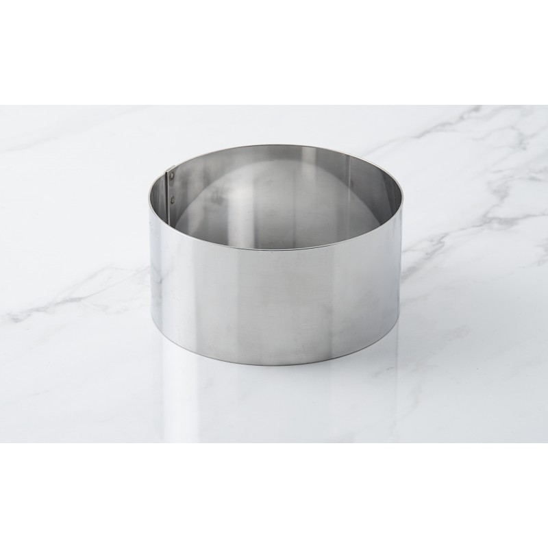 Cercle inox à vacherin - Diamètre 12 cm Mallard ferrière - Coliche...